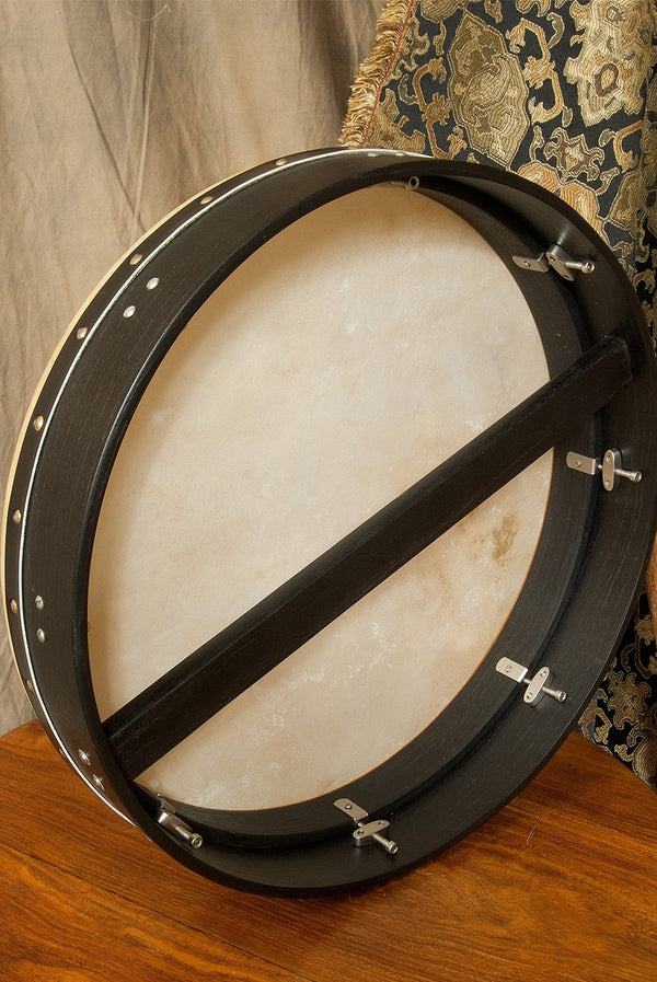 Roosebeck Bodhran, 18"x 3.5", Tune, Black, Single – Lark in the Morning
