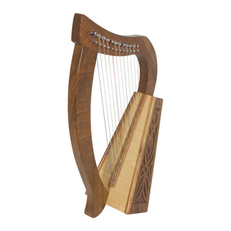 "Roosebeck 21" Baby Harp - 12 String Walnut + Extras" – Lark in the Morning