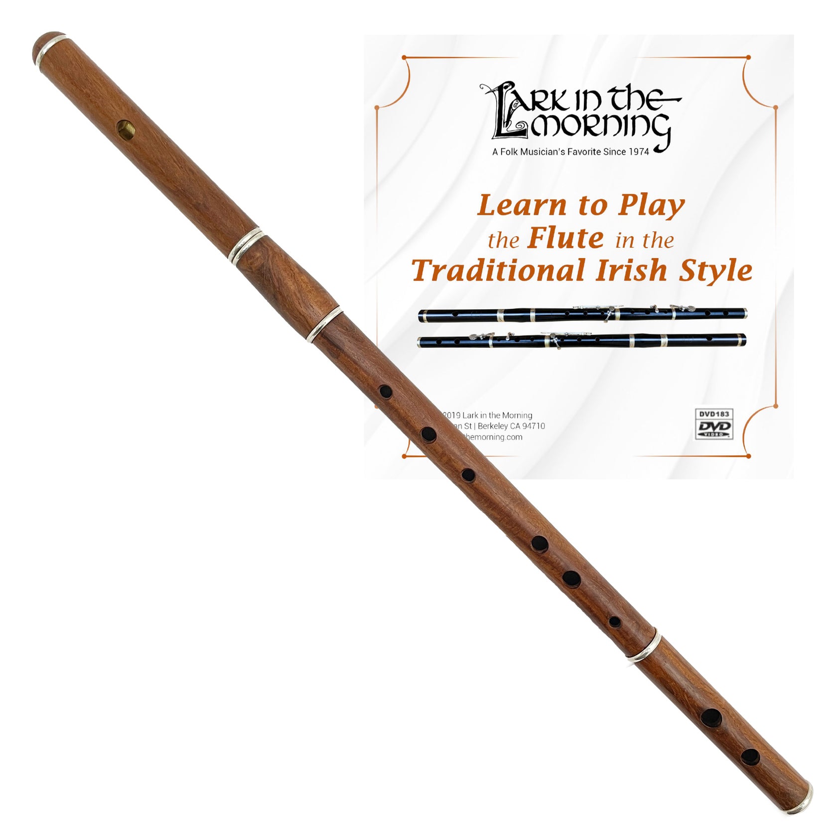 Irish Rosewood Flute, Beginner Package – Lark in the Morning