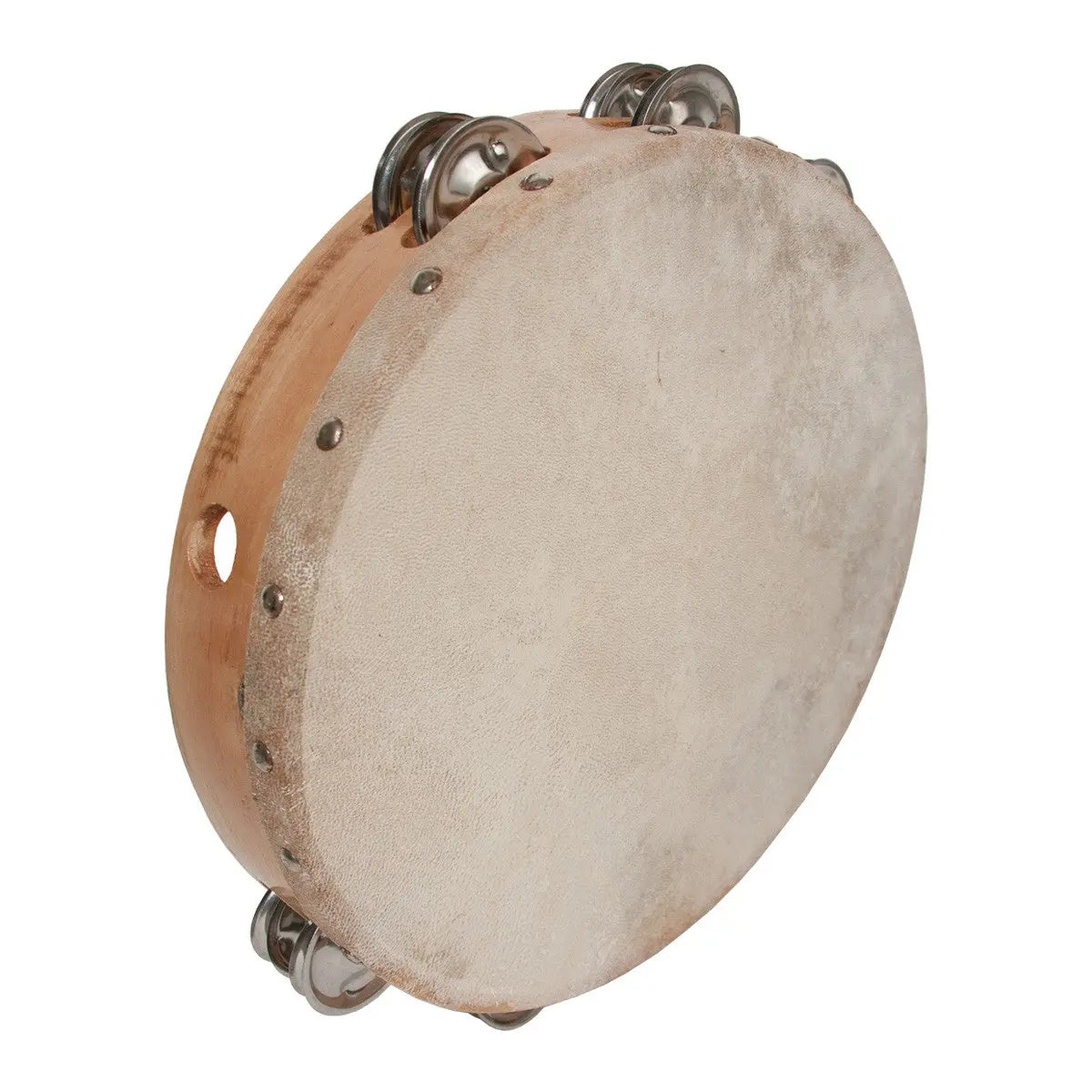 Tambourine, 10" Double Row Jingles Leather Skins – Lark in the Morning
