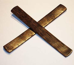 Flat World Musical Rhythm Bones Tiger Wood Pair – Lark in the Morning