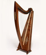 Triplett Eclipse Harp w/ levers and case, 38 strings – Lark in the Morning
