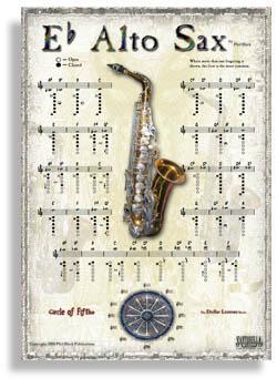 Instrumental Poster Series - Alto Sax – Lark in the Morning