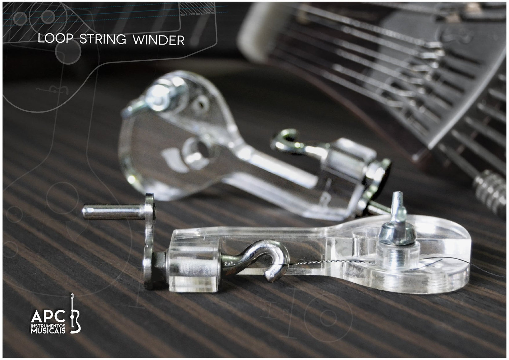 Portuguese Guitar String Winder (Modern Style) – Lark in the Morning